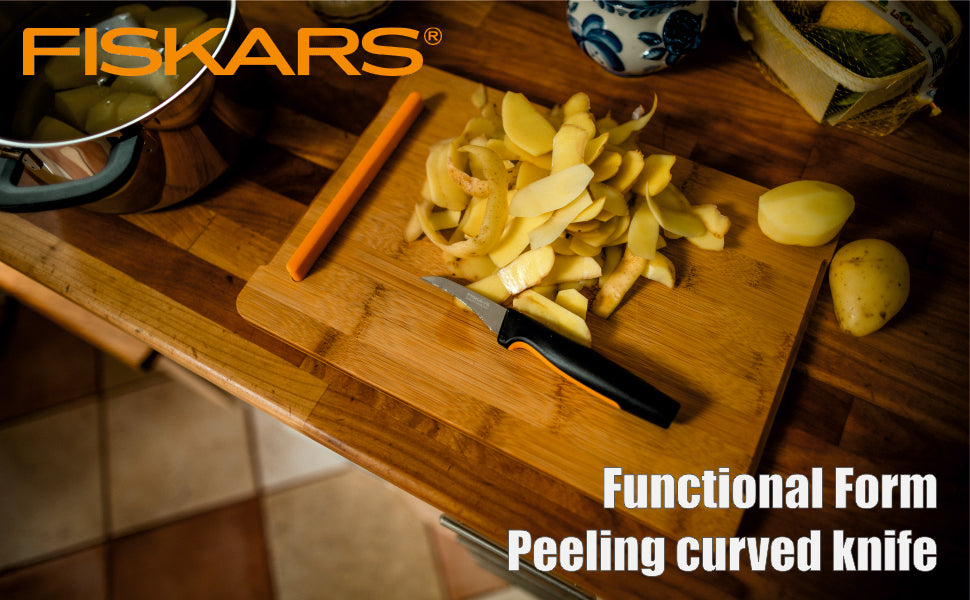 Fiskars Handle: Plastic with Softgrip; Blade: Japanese Stainless Steel ...