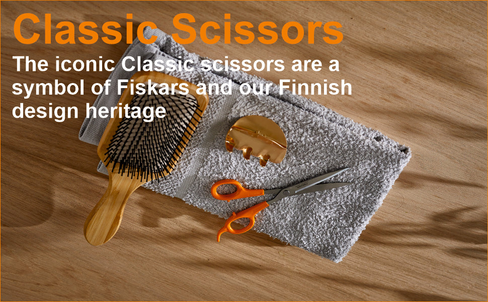 FISKARS Classic Scissors, Classic Hairdressing Scissors, Swedsh Sandvi ...